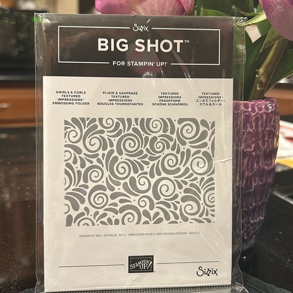 Stampin' Up! | Other | Sizzix For Stampin Up Swirls Curls Embossing ...